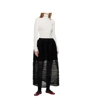 Issey Miyake Moving Knit Skirt