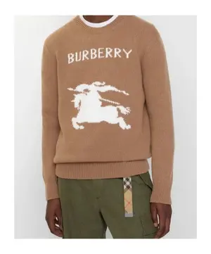 Burberry Knightsbridge Intarsia-knit Jumper