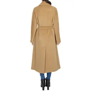Max Mara Belted Collared Coat - Camel