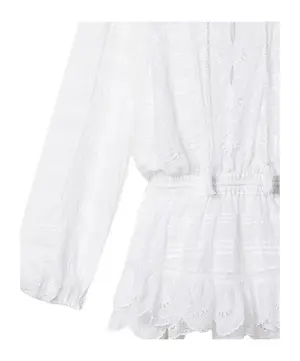 Isabel Marant Étoile Embroidered Mini Dress - White