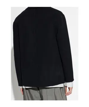 Officine Générale Double-breasted Jacket With Lapels - Black