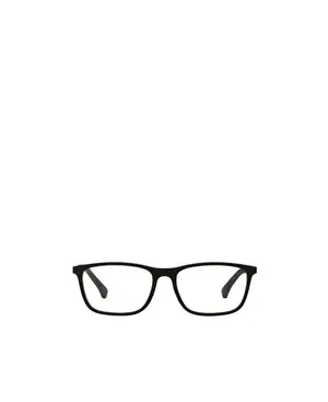Emporio Armani Square Frame Eyeglasses - Black