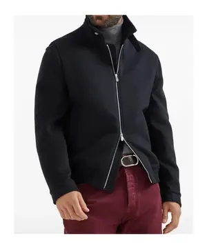 Brunello Cucinelli Wool Bomber Jacket - No