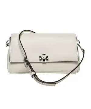 Tory Burch Charlie Small Shoulder Bag - White