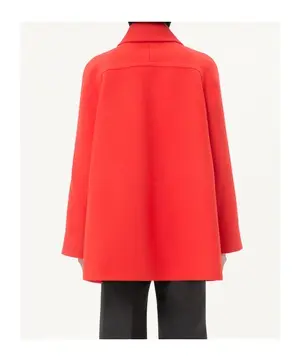 Valentino Garavani Logo Plaque Button-up Coat