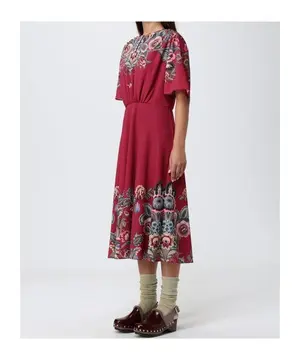 Etro Short Sleeve Printed Dress