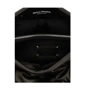 MAISON MARGIELA Quilted Leather Shoulder Bag - Black