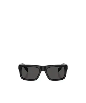 Prada Rectangular Frame Sunglasses - Black