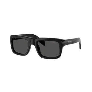 Prada Rectangular Frame Sunglasses - Black