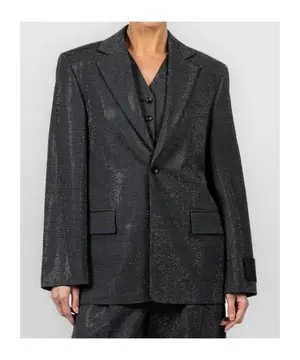 Alexander Wang Sequin-embellished Oversized Blazer