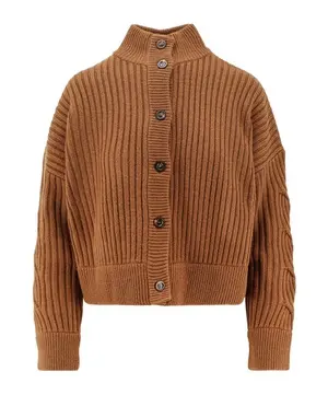 Max Mara Afelio Cardigan - Brown
