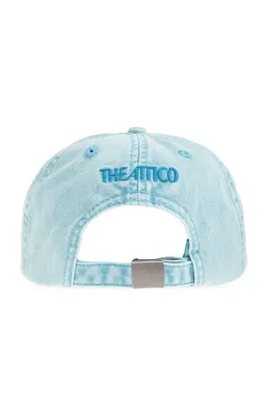 Attico Embroidered Logo Baseball Cap - Blue