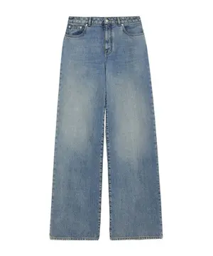 Alexander Mcqueen Belted Jeans For Women