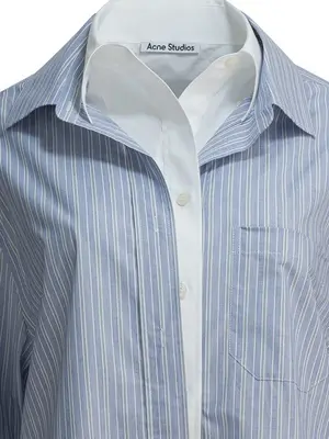 Acne Studios Striped Layered Button-up Shirt