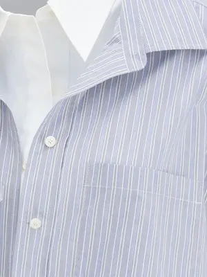 Acne Studios Striped Layered Button-up Shirt