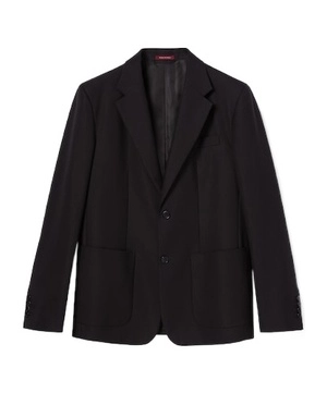 Gucci Single Breasted Cotton Canvas Jacket - Black
