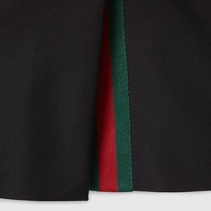 Gucci Single Breasted Cotton Canvas Jacket - Black