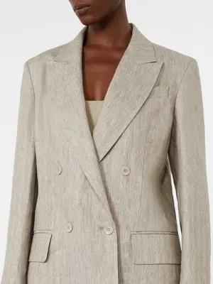 Max Mara Double-breasted Blazer - Nude