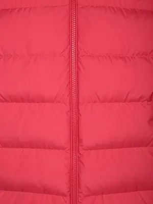 Moncler Hooded Zip-up Padded Jacket - Red