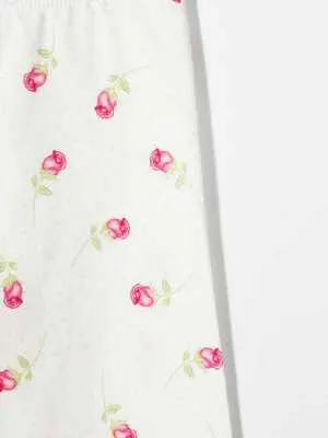 Monnalisa Floral Print Trousers