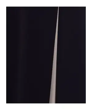 Patrizia Pepe Satin Inserts Palazzo Pants - Black