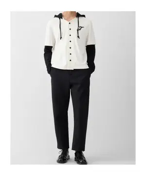 Jacquemus Layered Hooded Button Sweatshirt