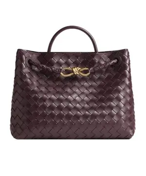Bottega Veneta Andiamo Medium Shoulder Bag - Dark Barolo