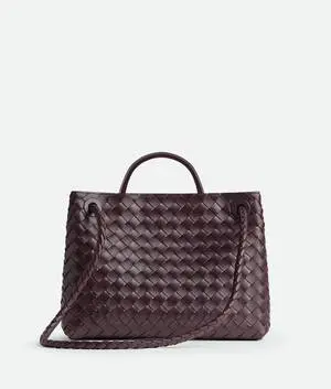 Bottega Veneta Andiamo Medium Shoulder Bag - Dark Barolo