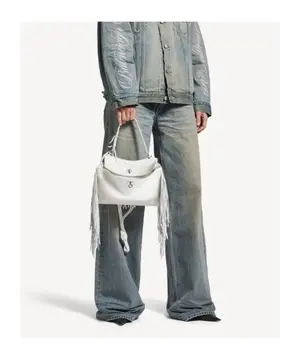 Balenciaga Rodeo Small Fringe Handbag