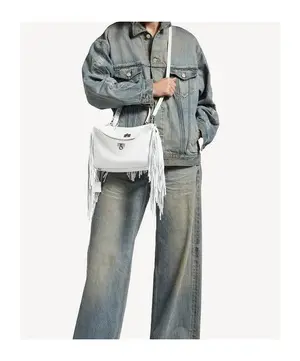 Balenciaga Rodeo Small Fringe Handbag