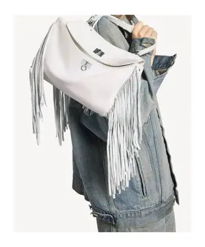 Balenciaga Rodeo Small Fringe Handbag