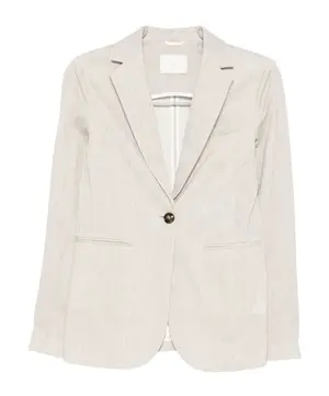 CIRCOLO 1901 Single-breasted Blazer - White