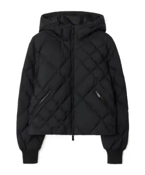 Burberry Quilted Puffer Jacket With Drawcord Hood