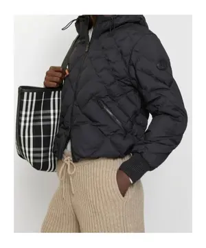 Burberry Quilted Puffer Jacket With Drawcord Hood