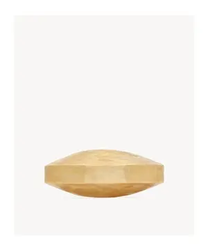 Saint Laurent Plateau Dome Cuff In Metal