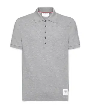 Thom Browne 4-bar Short-sleeved Polo Shirt