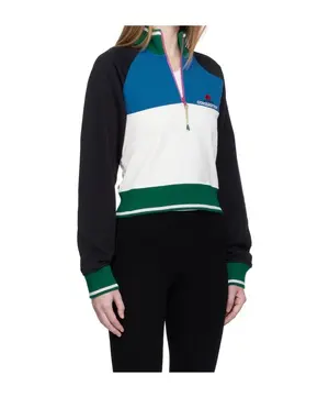 Casablanca Colour-block Quarter-zip Sweatshirt