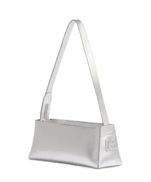 Marni Museo Baguette Shoulder Bag - Silver