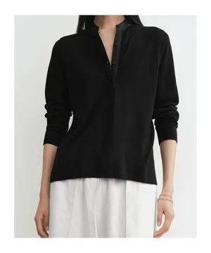 TOTEME Long-sleeved Knitwear With Half-button Closure