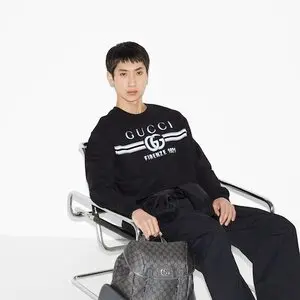 Gucci Cotton Jersey Printed Sweatshirt