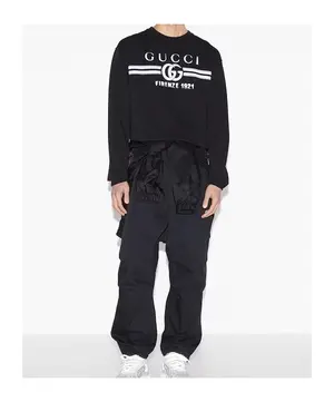 Gucci Cotton Jersey Printed Sweatshirt