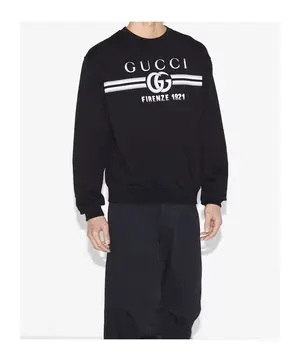 Gucci Cotton Jersey Printed Sweatshirt