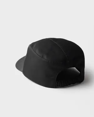 Prada Re-nylon Triangle-logo Baseball Cap - Black