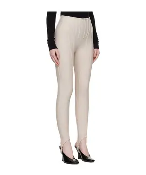 MUGLER Panelled Corset Leggings