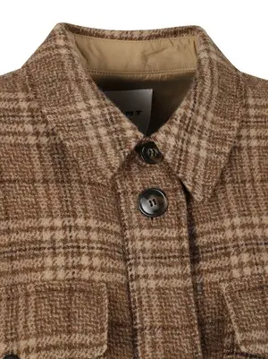 Isabel Marant Étoile Gislene Checked Long Coat