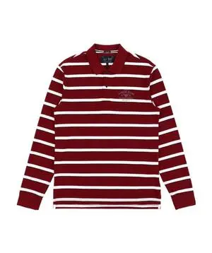 Emporio Armani Logo Striped Polo Shirt