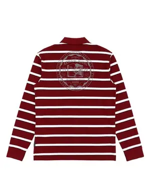 Emporio Armani Logo Striped Polo Shirt