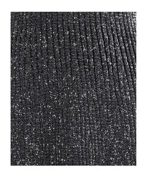 Alaïa High-neck Ribbed Midi Dress