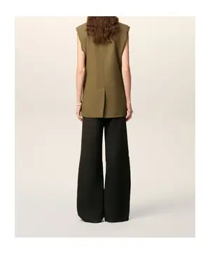 AMI Paris Wool Gilet - Green