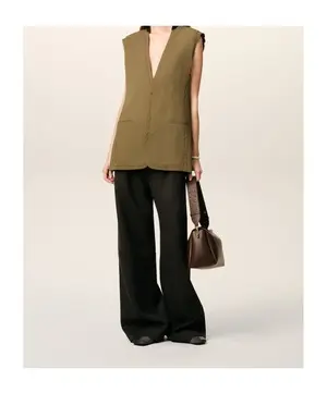 AMI Paris Wool Gilet - Green